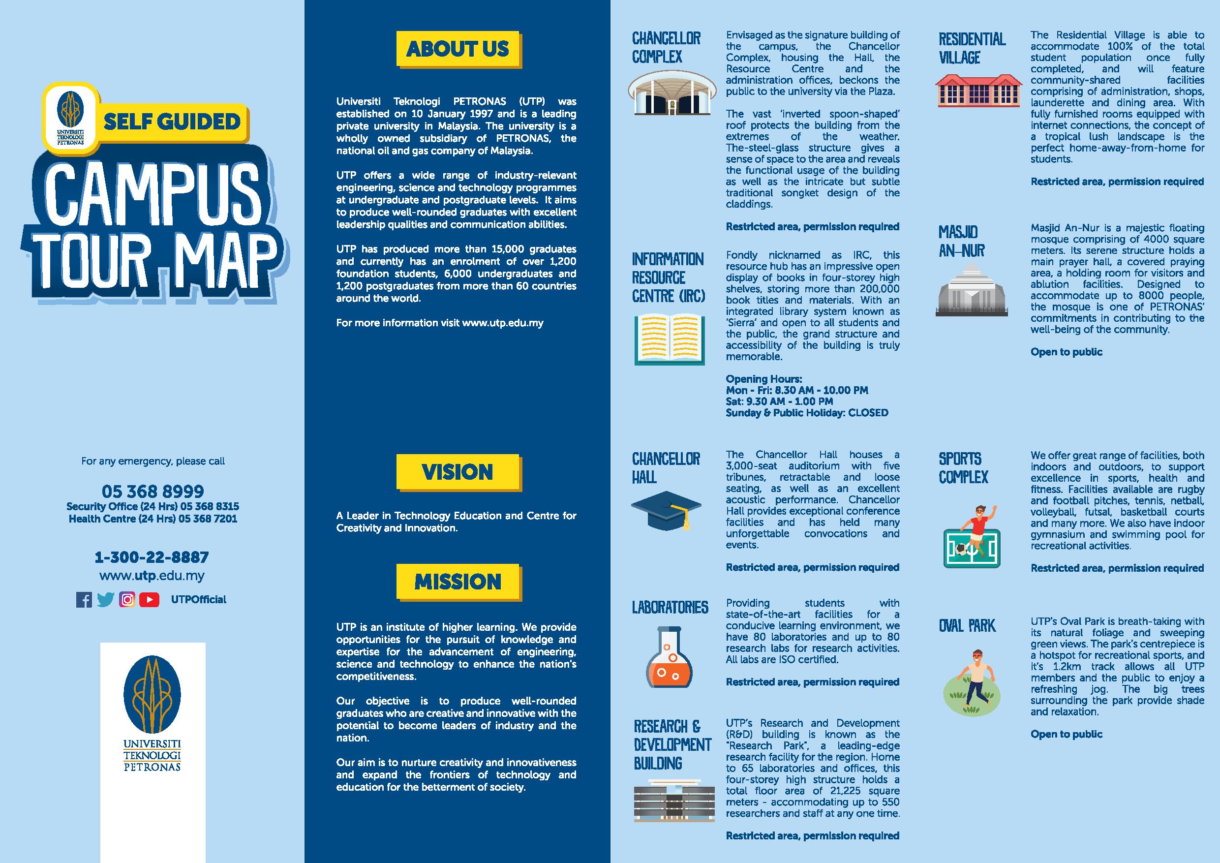 UTP Campus Tour Map